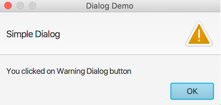 Programming for beginners: JavaFX: Working with dialogs