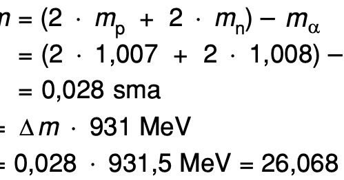Hitunglah energi ikat yang dihasilkan oleh partikel alfa jika massa ...