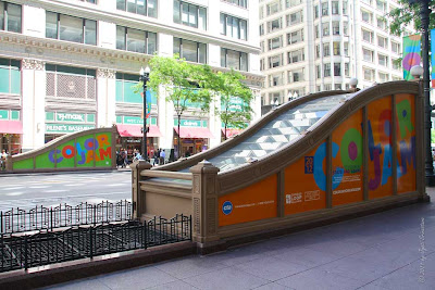 Public Art in Chicago: Art Loop 2012 [Color Jam - by Jessica Stockholder]