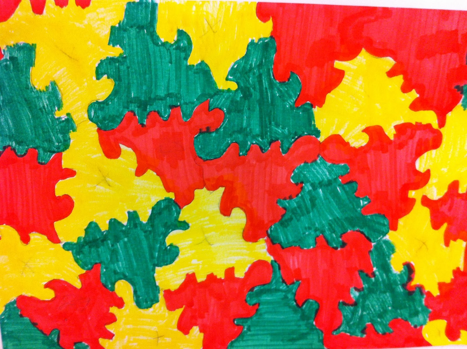 Miss McAllen's Grade 7 Blog: Tessellation Math Art