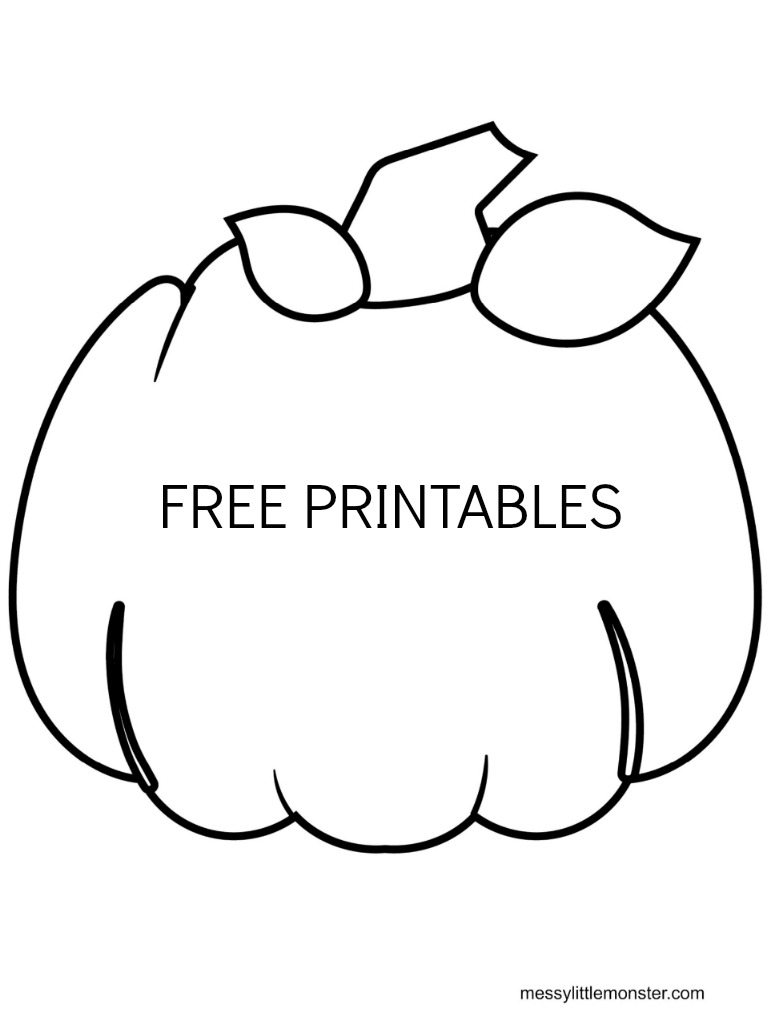 Halloween Colouring Pages for kids - Messy Little Monster