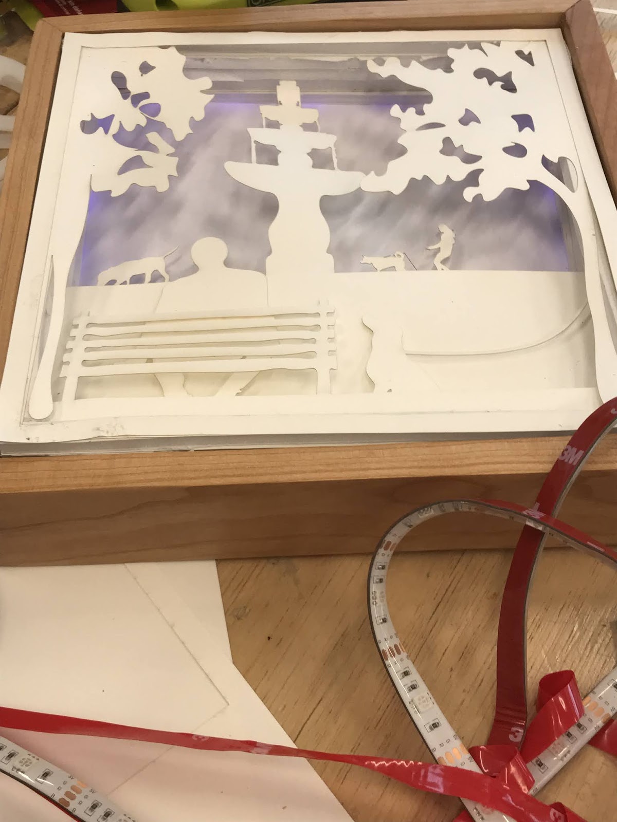 Lighted Shadow Box Diorama at Christian Packham blog