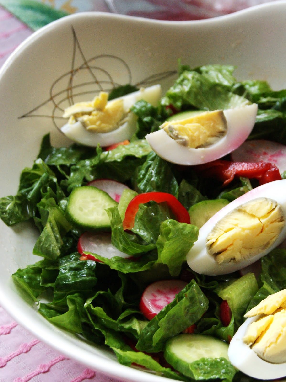 NINA'S RECIPES: ASSORTED SALAD WITH EGG