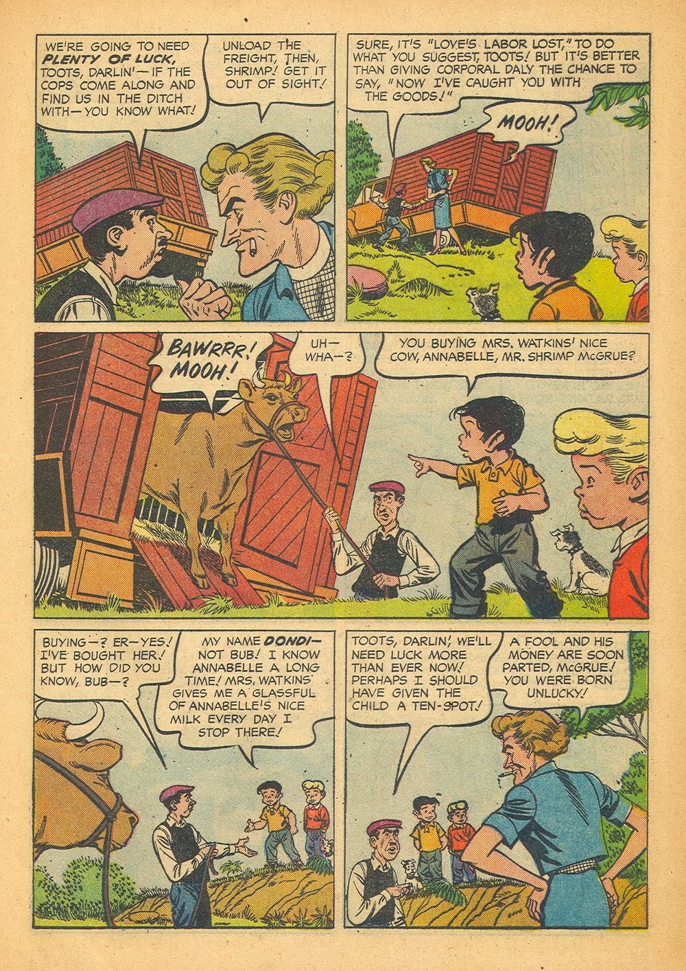 Saved From The Paper Drive: Dondi in "Five Dollars for Luck"