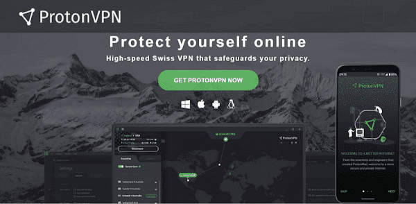 ProtonVPN 免費 VPN 連線工具，提供美國/日本伺服器無限流量(iOS、Android)