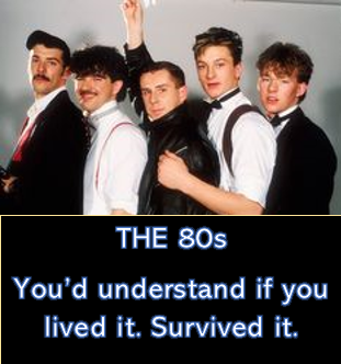 80s Throwback Party Radio: Funny 80s music meme and jokes