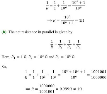 NCERT Solutions for Chapter 12 Electricity Class 10 Science