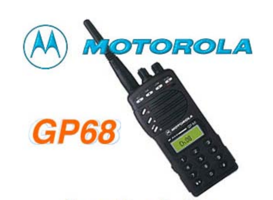 Todo para Radios de Frecuencia Motorola: MOTOROLA Radio GP68 Series ...