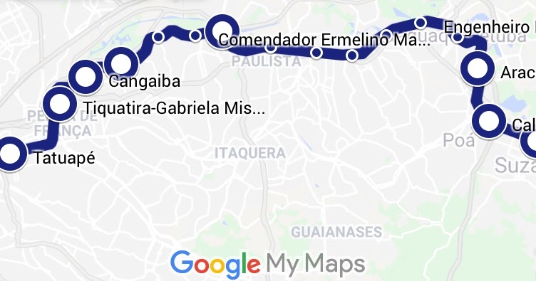 Expansão São Paulo: Linha 12 Safira