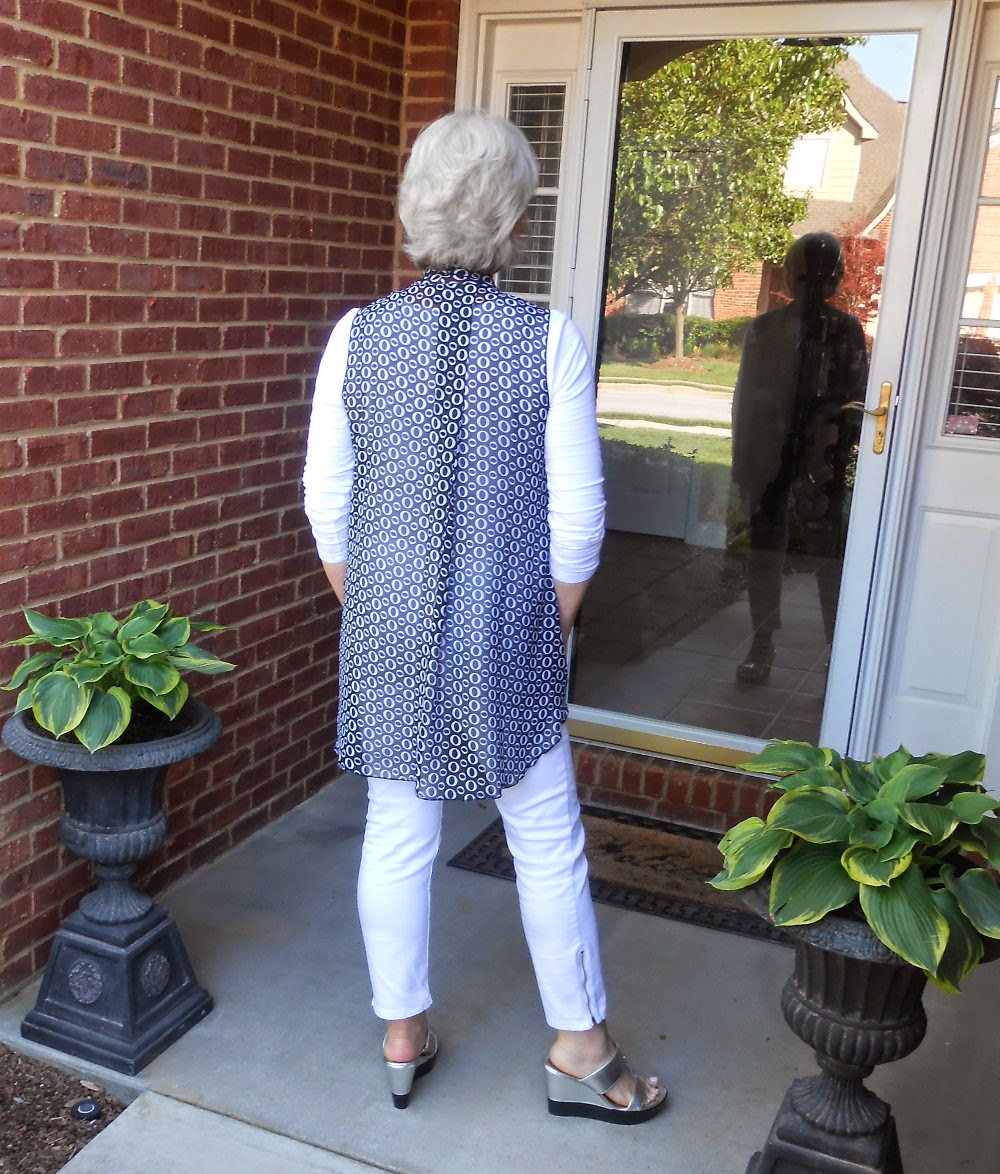 Fifty, not Frumpy: The Covered Perfectly Cascading Vest