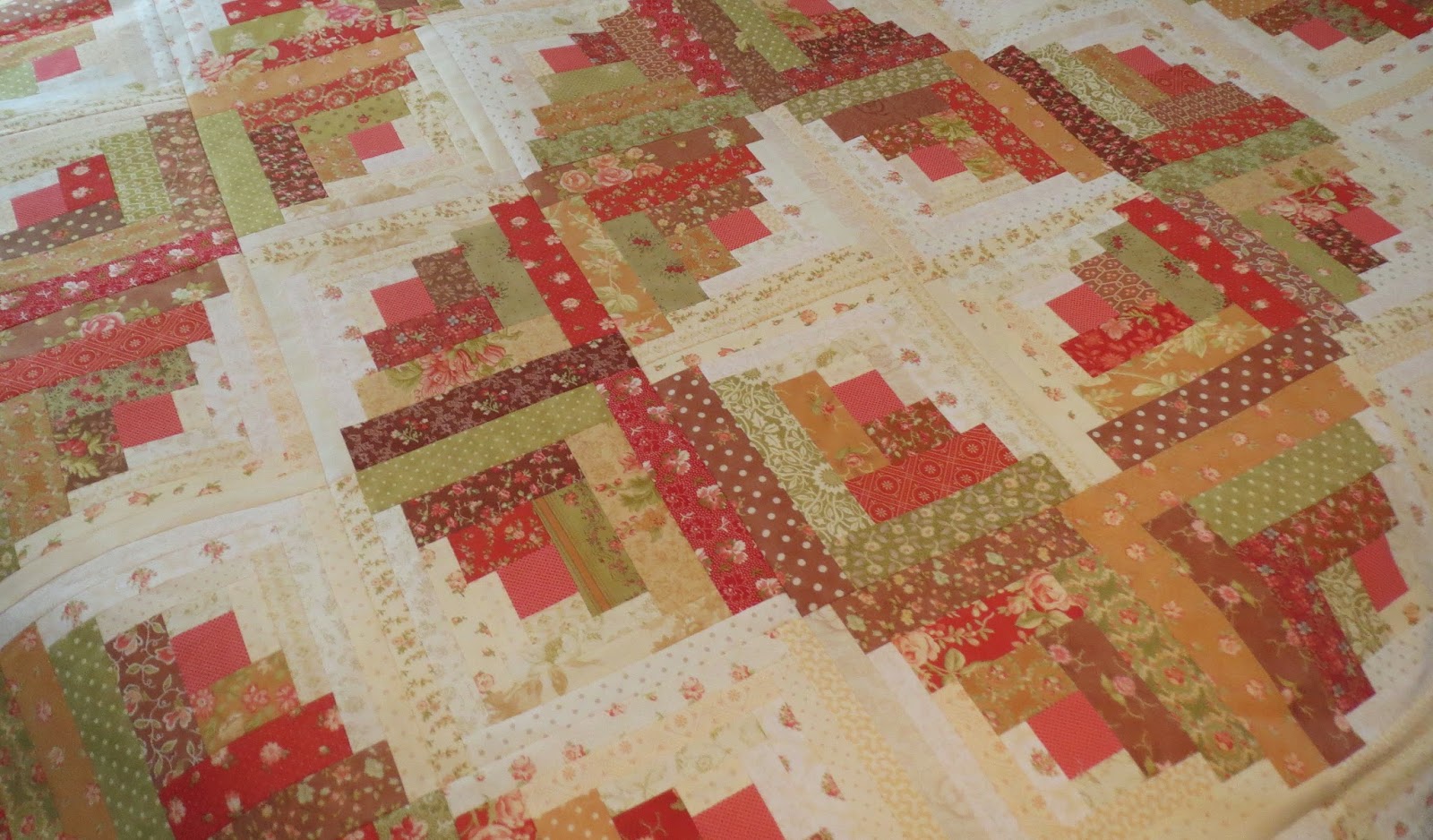 Quilting on Main Street: Curved Log Cabin