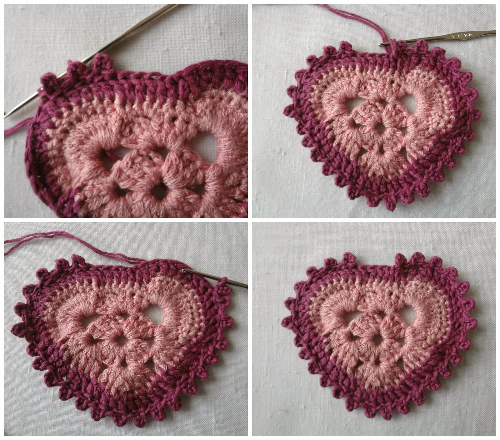 Small Crochet Heart Pattern