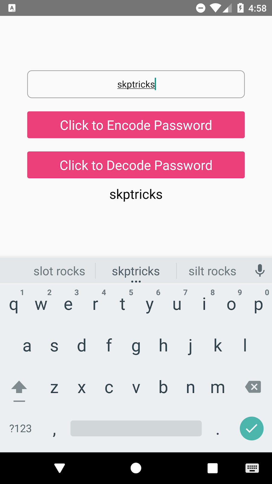 React Native Password Encryption And Decryption Using Base64 Method react-native-password-encryption-and-decryption-using-base64-method