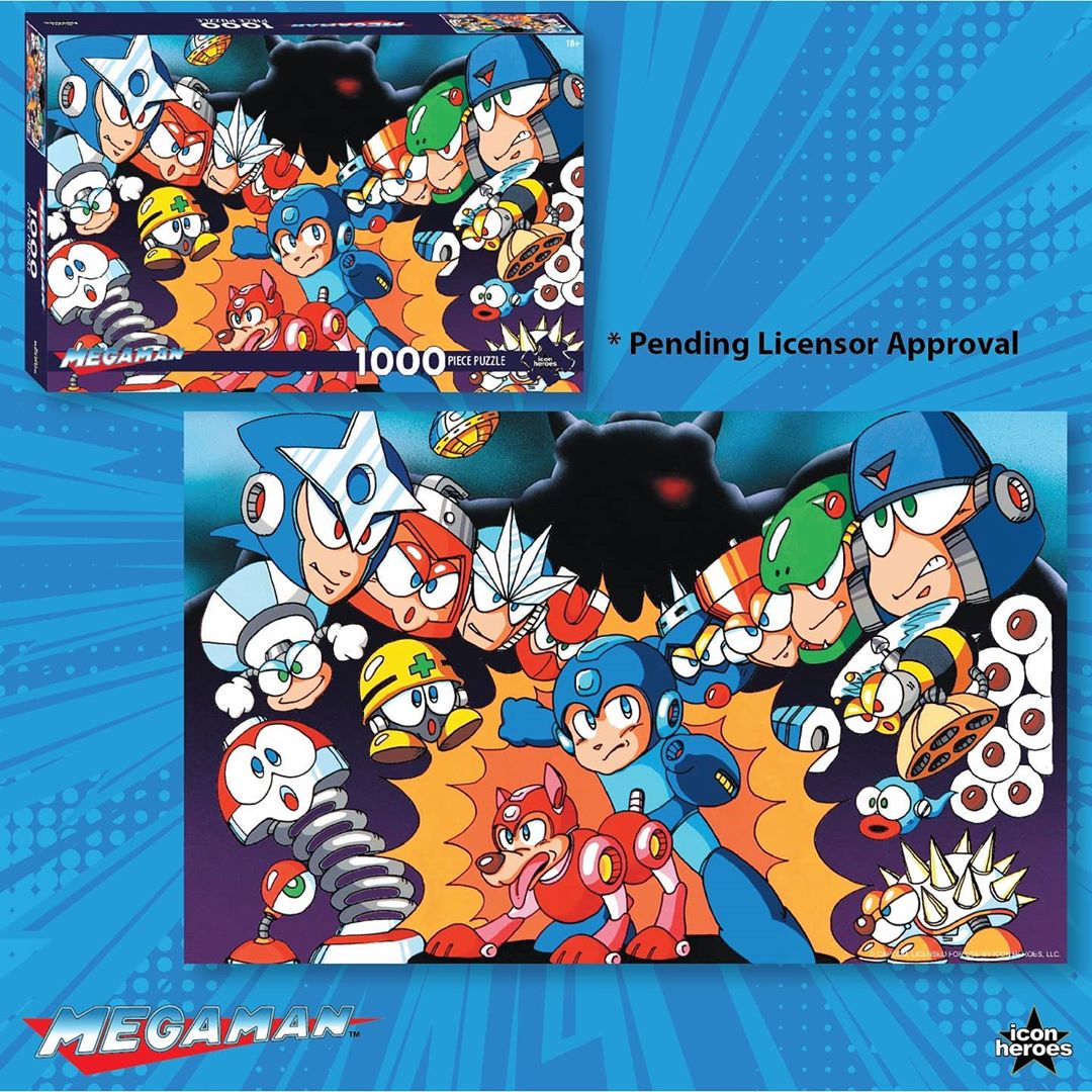 Rockman Corner: First Look at Icon Heroes Mega Man Goods (PinBook ...