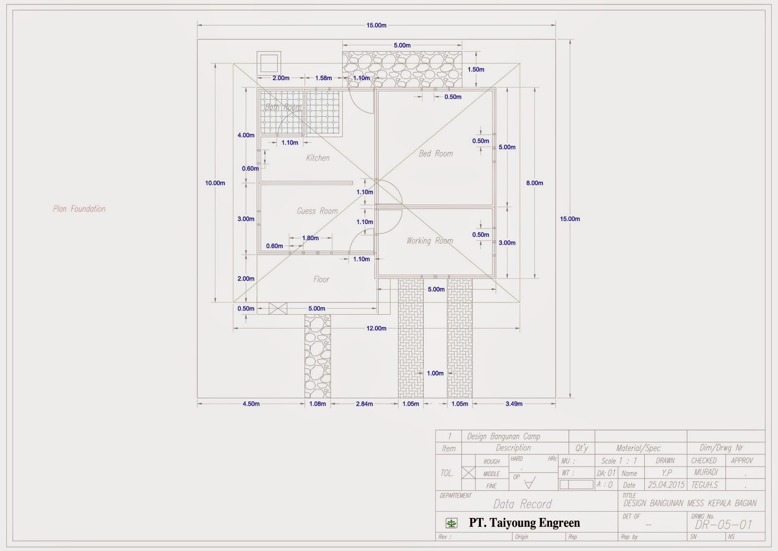 Ulas Peta: CONTOH HASIL KARYA DENGAN AUTOCAD LD Part. 2