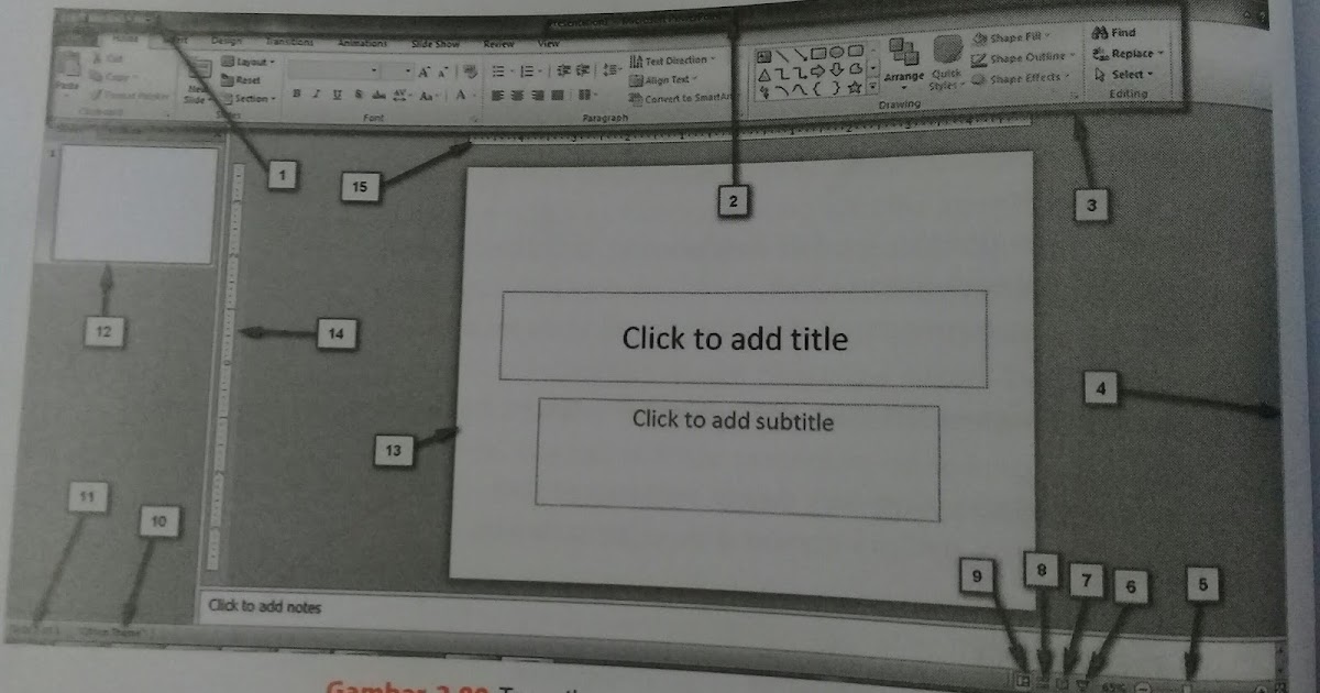 tampilan menu PowerPiont