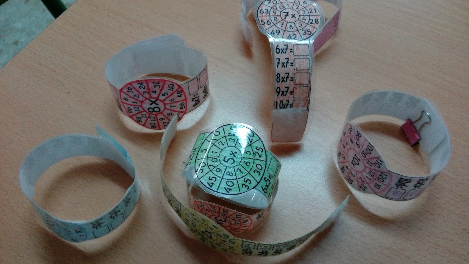 PAVI-COMPANY: RELOJES-TABLAS DE MULTIPLICAR