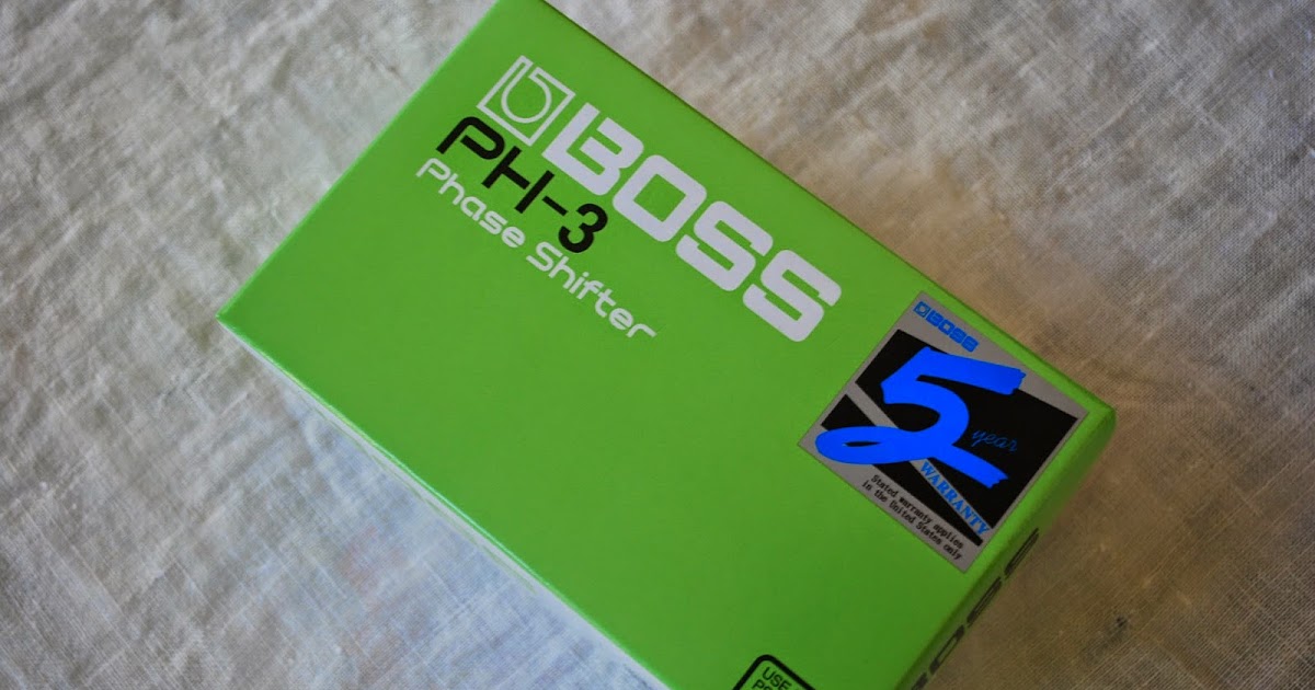 Rex and the Bass: BOSS PH-3 Phase Shifter Guitar Effect Pedal Review