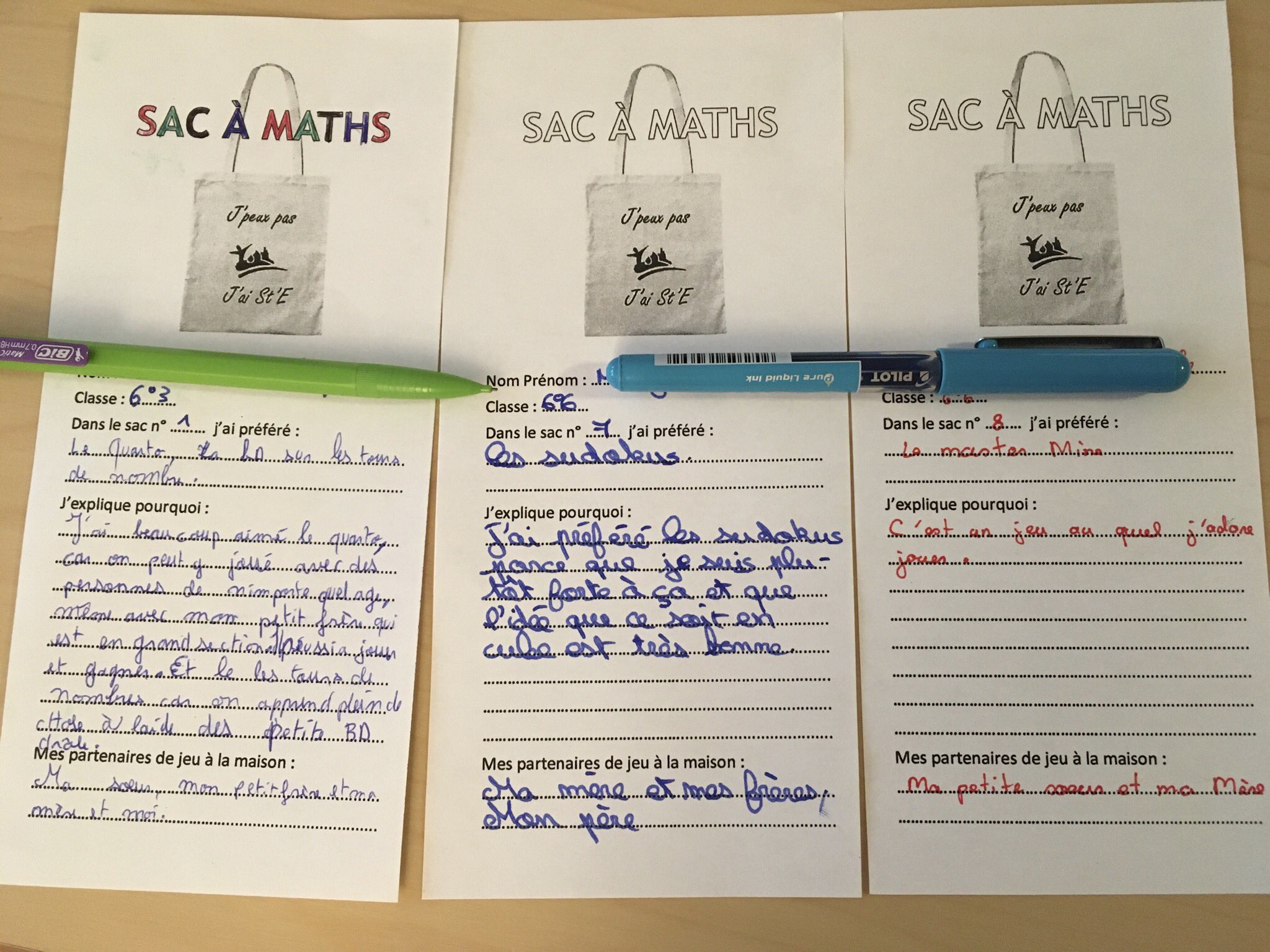 AlgoRythmes: Sacs à maths : 3 p'tits nouveaux, des retours et des contenus