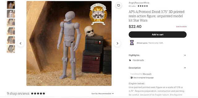 Customs for the Kid: STAR WARS REBELS "AP-5" Protocol Droid [3.75 ...