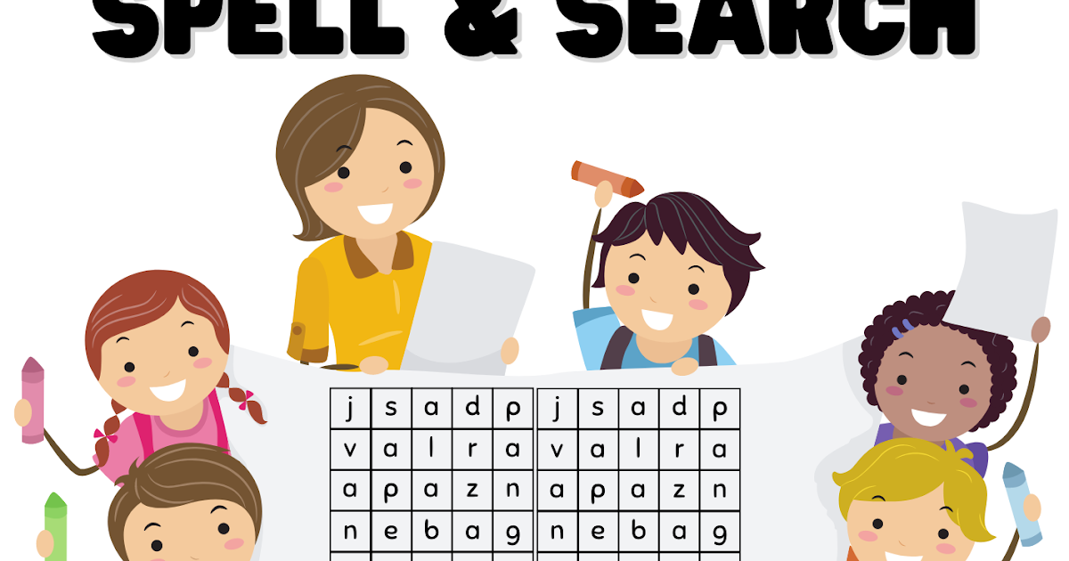 Phonics Short Vowels Spell and Search