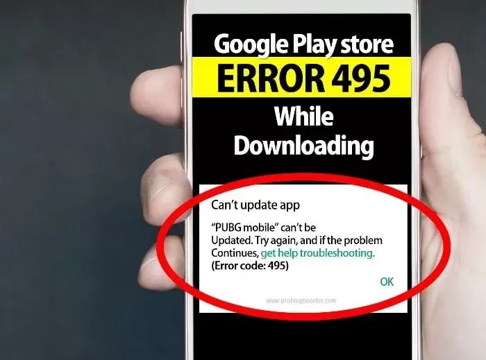 5 Ways To Fix Google Play Store Error 491/492/495 [PUBG Game Downloading Error]