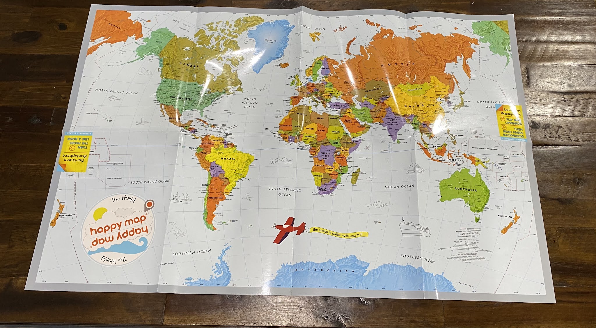 Homeschool Happenings: The World Happy Map
