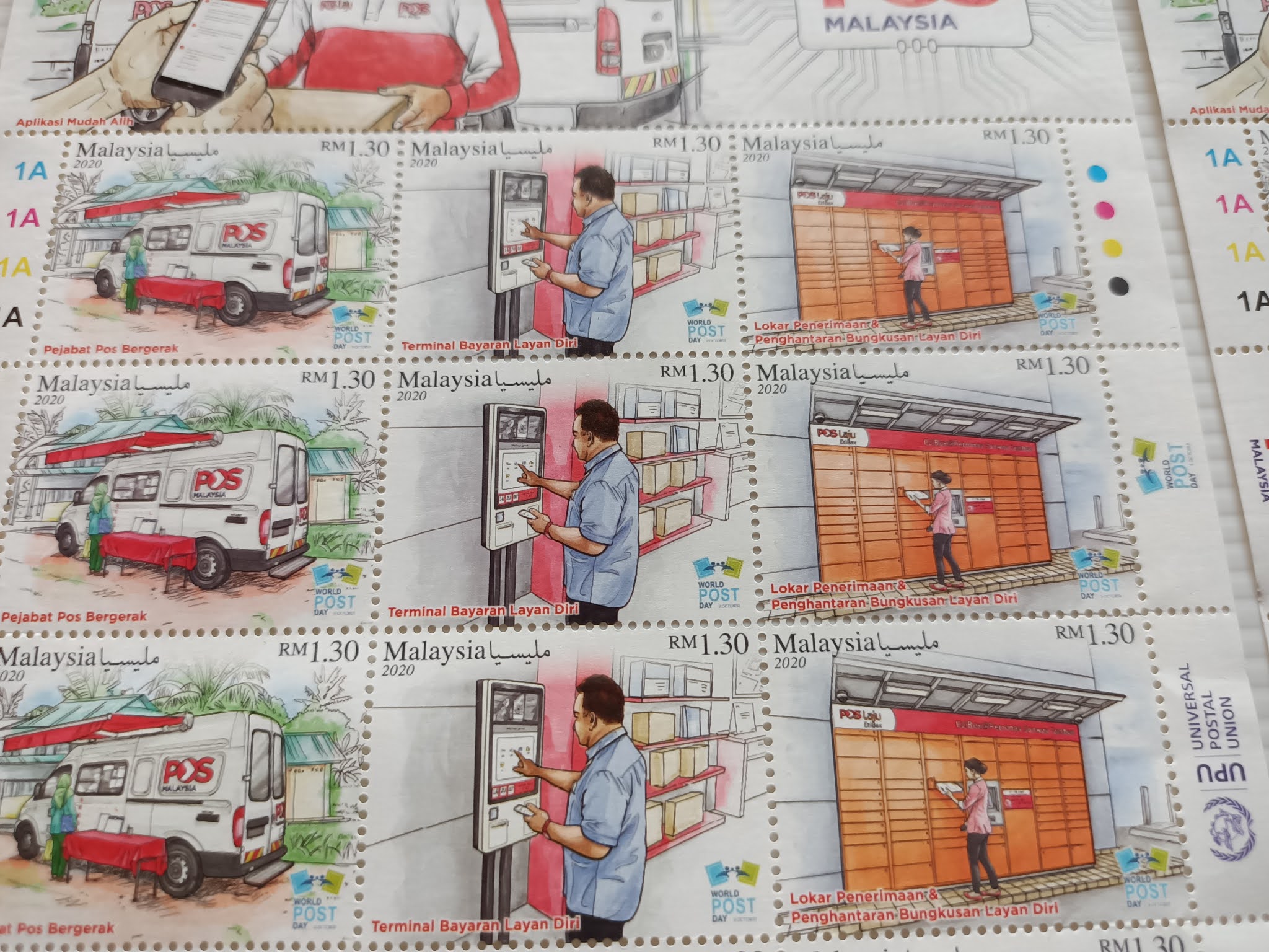 Setem Stamp: Hari Pos Sedunia 2020