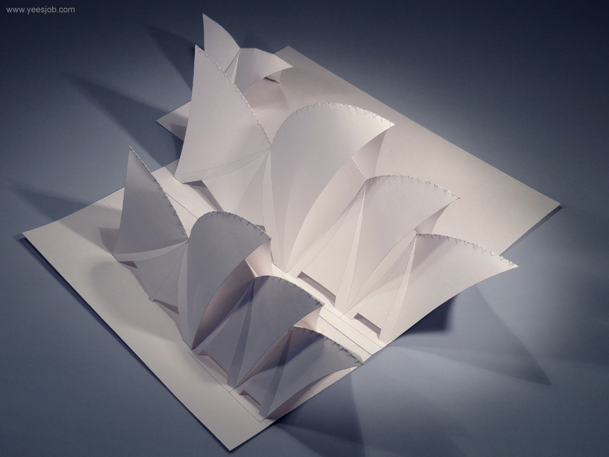 The Kingdom of Origami Architecture: The Sydney Opera House Pop up ...