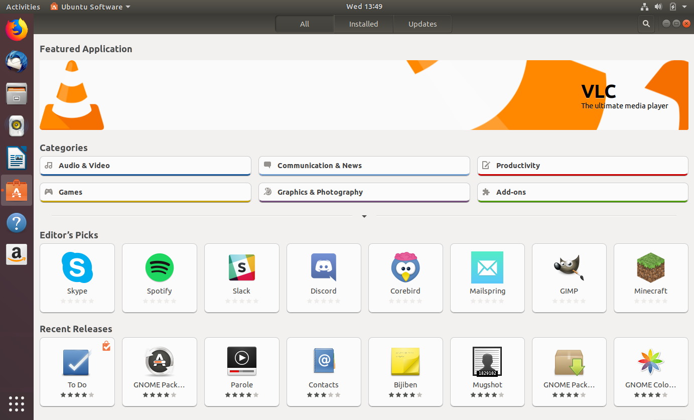 Ubuntu 18.04 Screenshots Tour - See What's New - Linux Uprising Blog