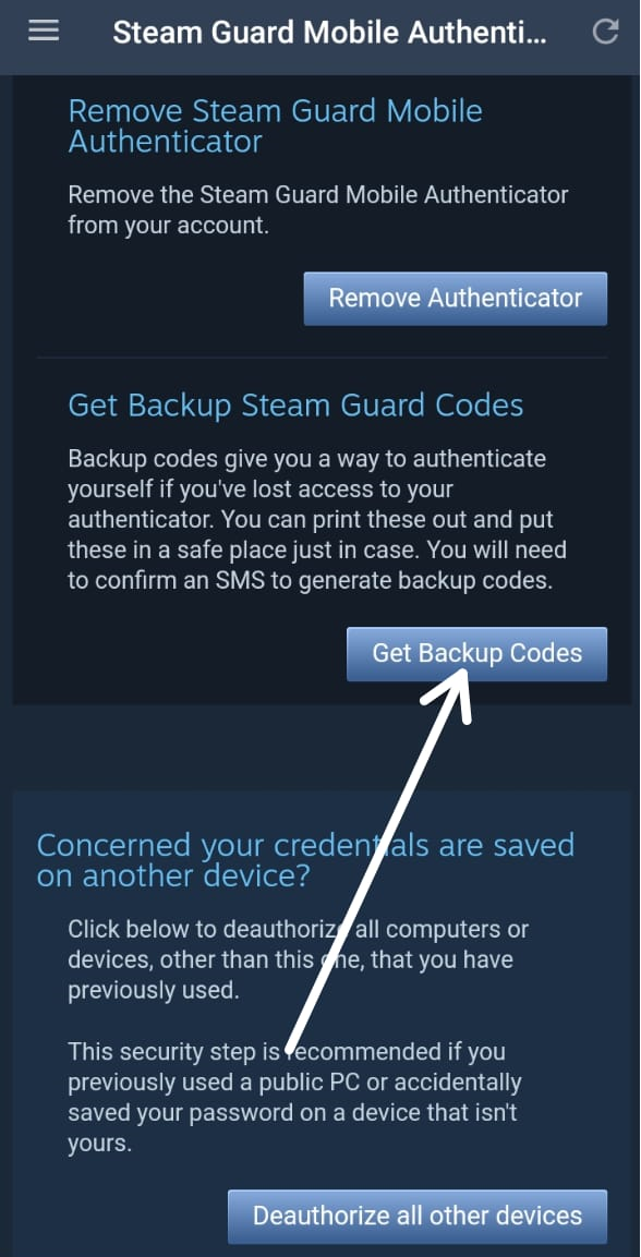 Cara Membuat Back Up Codes Steam Di Hp