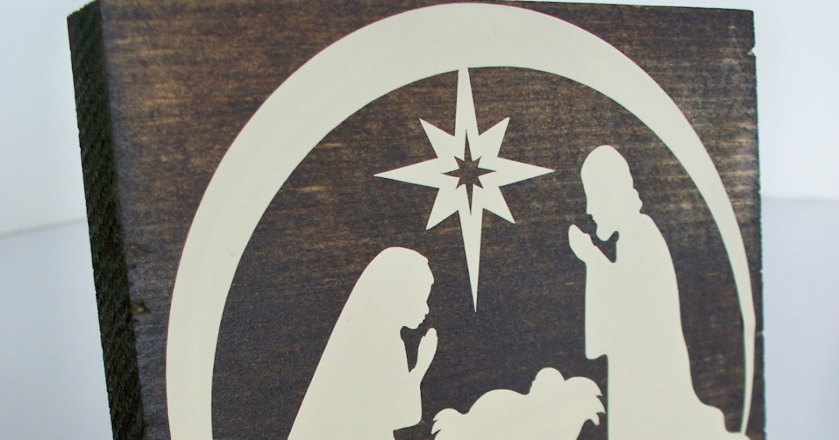 Wooden Nativity Sign - Adventures of a DIY Mom