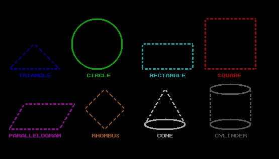 Different Shapes in CG ~ CSPrograms4u