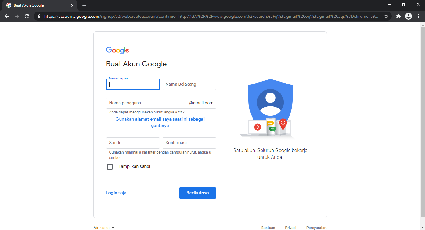 Cara Membuat Email di Laptop Beserta Gambarnya (Gmail) - satutitiknol.com