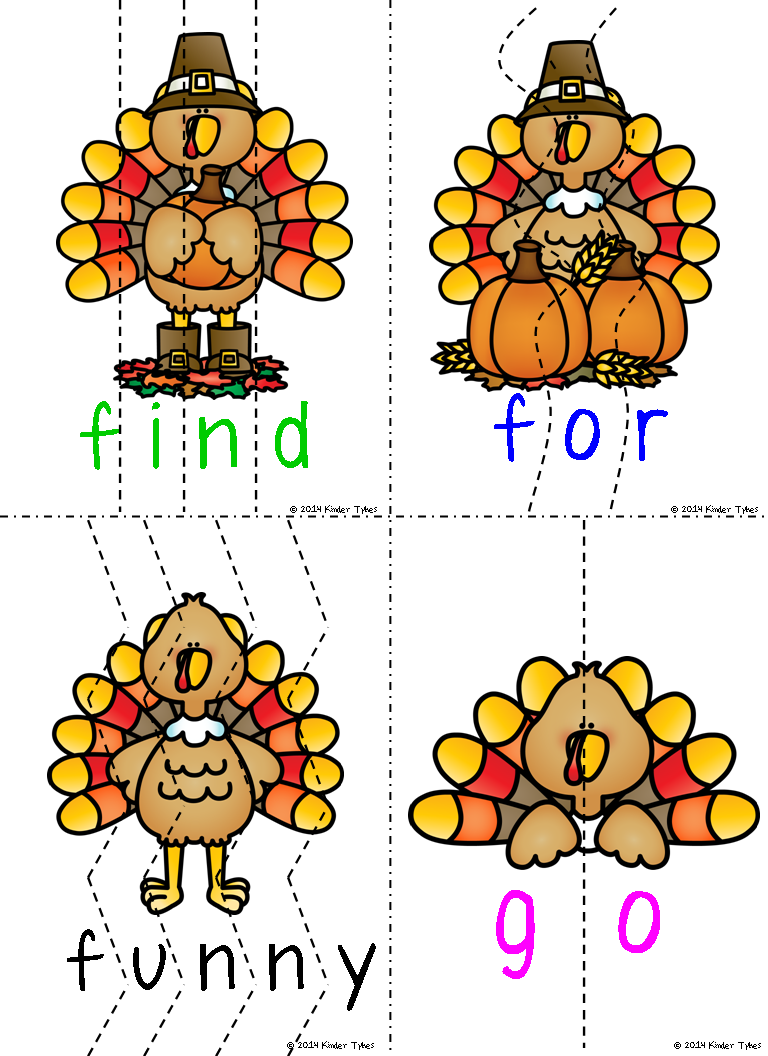 Kinder Tykes: Gobble! Gobble! Gobble! Thanksgiving is coming!