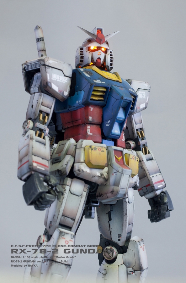 Custom Build: MG 1/100 RX-78-2 Gundam Ver. 3.0 + LED
