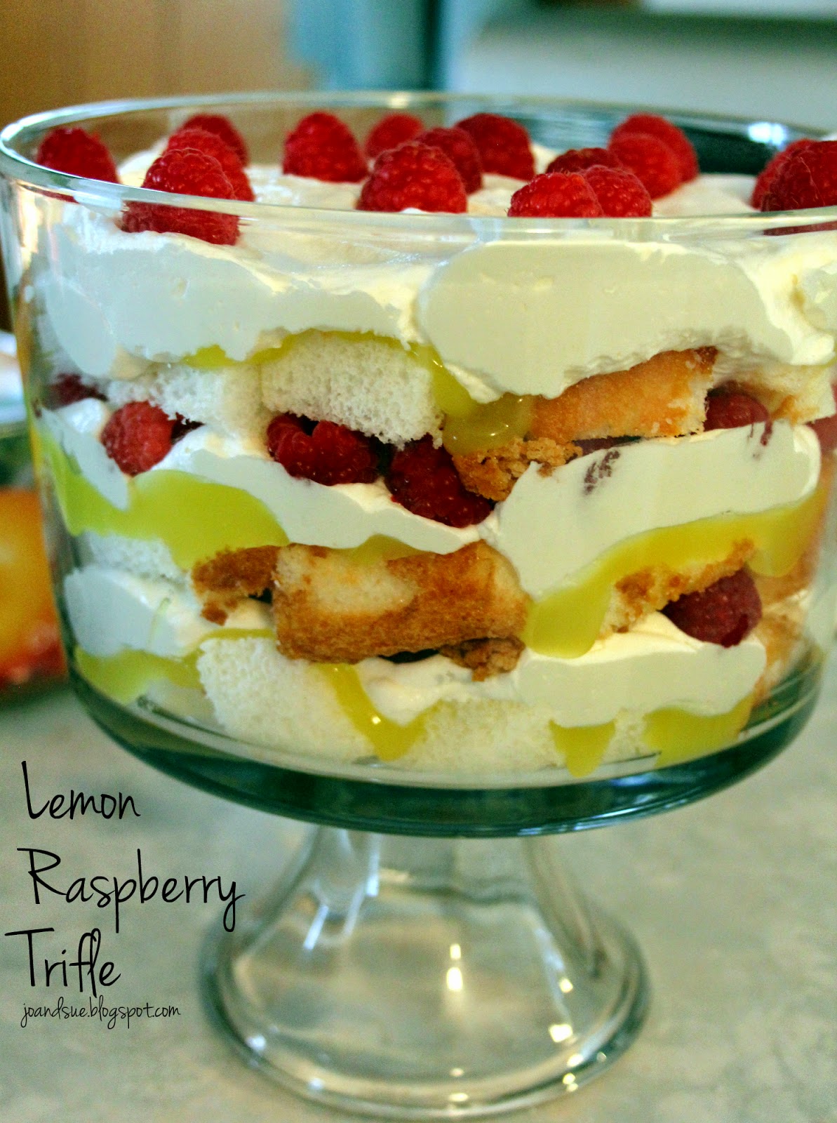 Jo and Sue: Lemon Raspberry Trifle