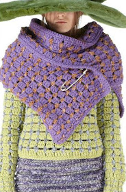 Gantsilyo Guru: Spotted: Marc Jacobs Crocheted Shawl