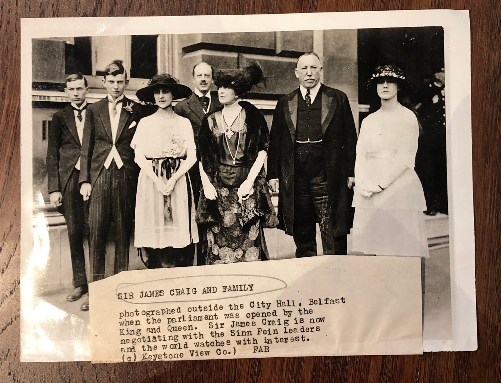 James Craig and family, 1921 | Bloggin fae the 'Burn: Ulster-Scots thoughts