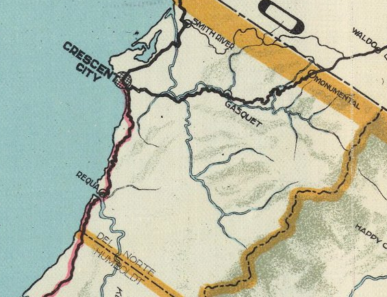 US Route 101 and the Last Chance Grade