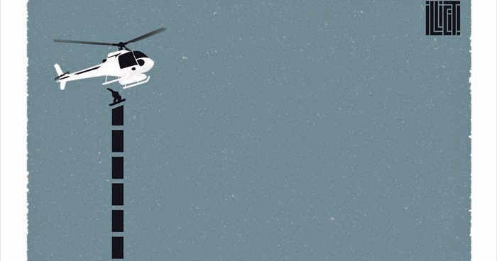 The Mike Basich Heli Drop Gig Poster | illicit Blag