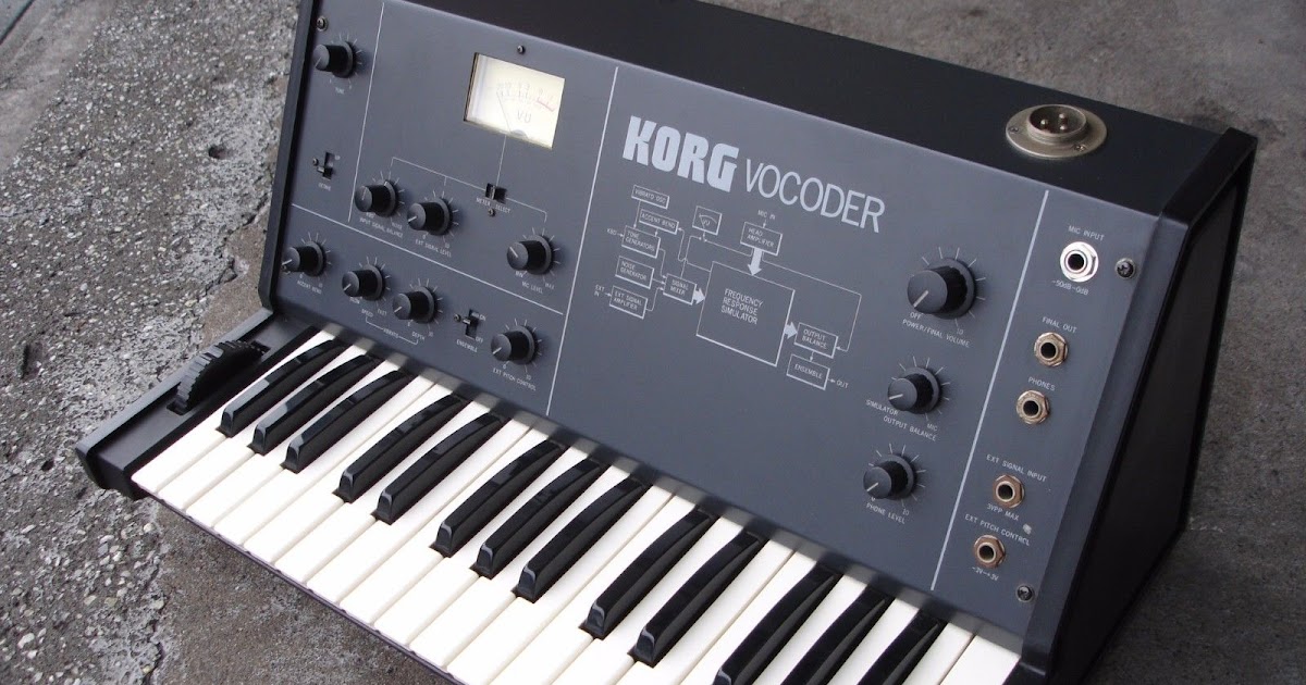 MATRIXSYNTH: KORG VC 10 analog vocoder/ synth