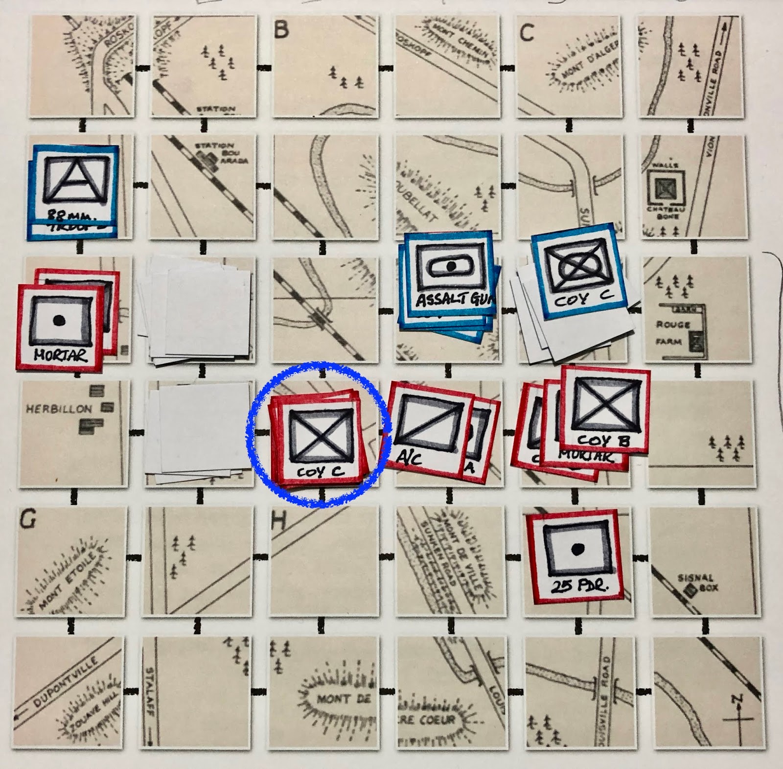 Grid based wargaming - but not always: WW2 mini-campaign action report