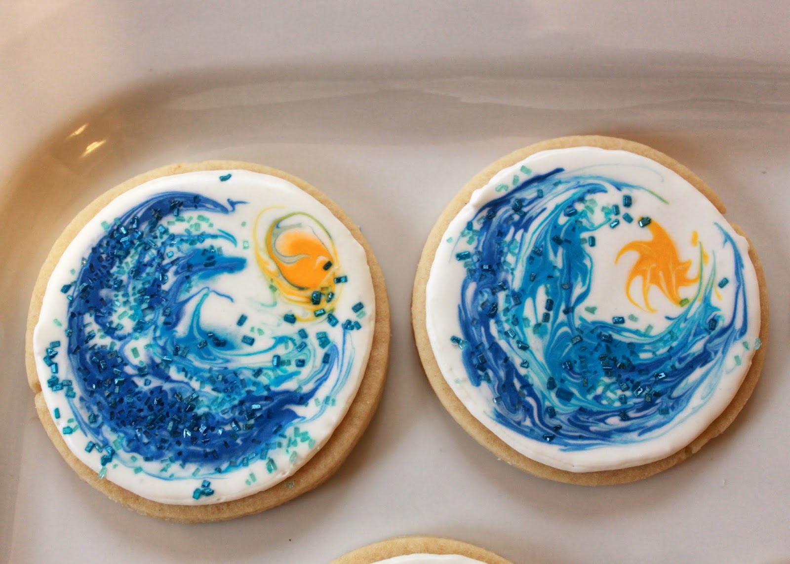 The Land of Milk 'n' Cookies: Starry Night Sugar Cookies (Tutorial)
