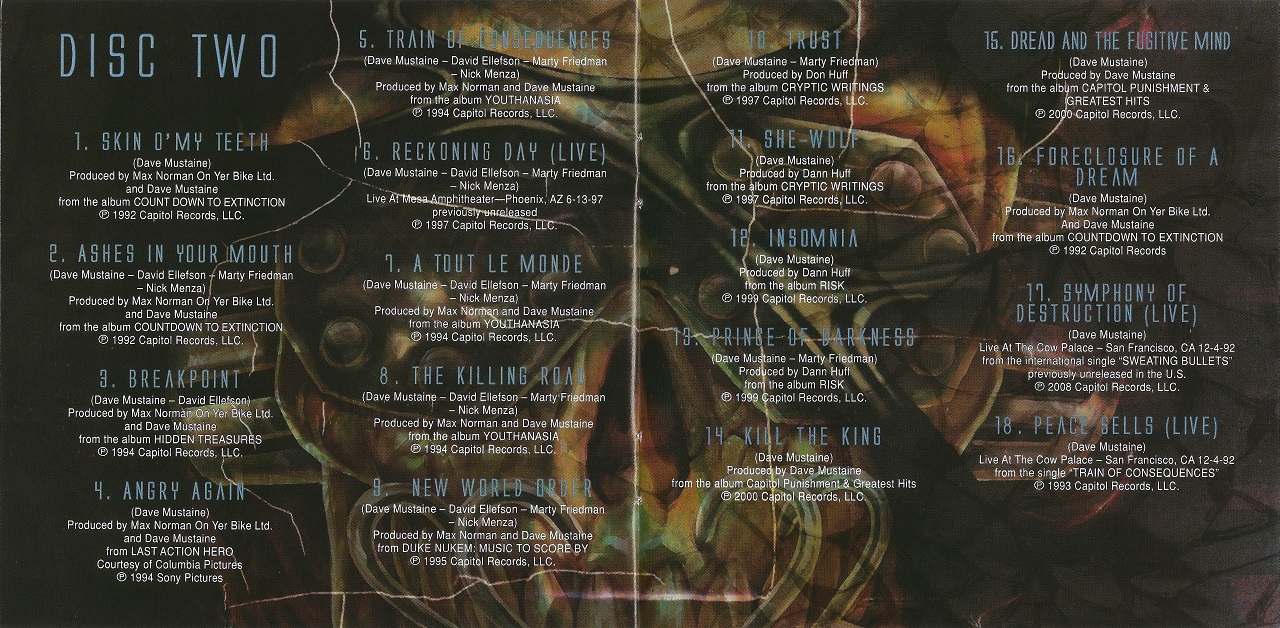 Cries from the Quiet World: Megadeth "Anthology: Set the World Afire"