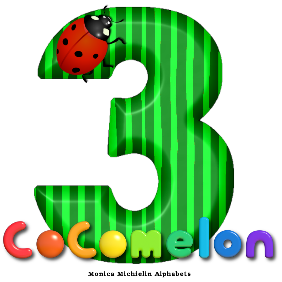 M. Michielin Alphabets: COCOMELON WATERMELON LADYBUG ALPHABET LETTERS ...