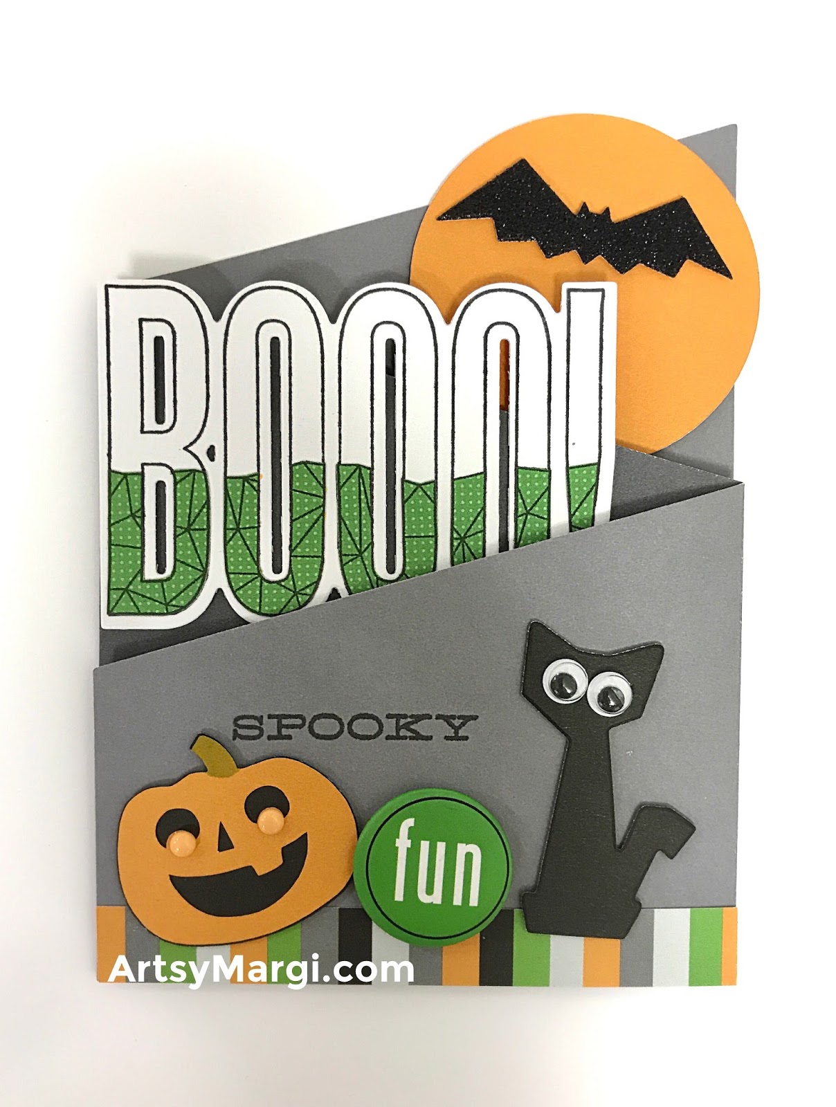 Artsy Margi : Fancy Fold BOO Card!