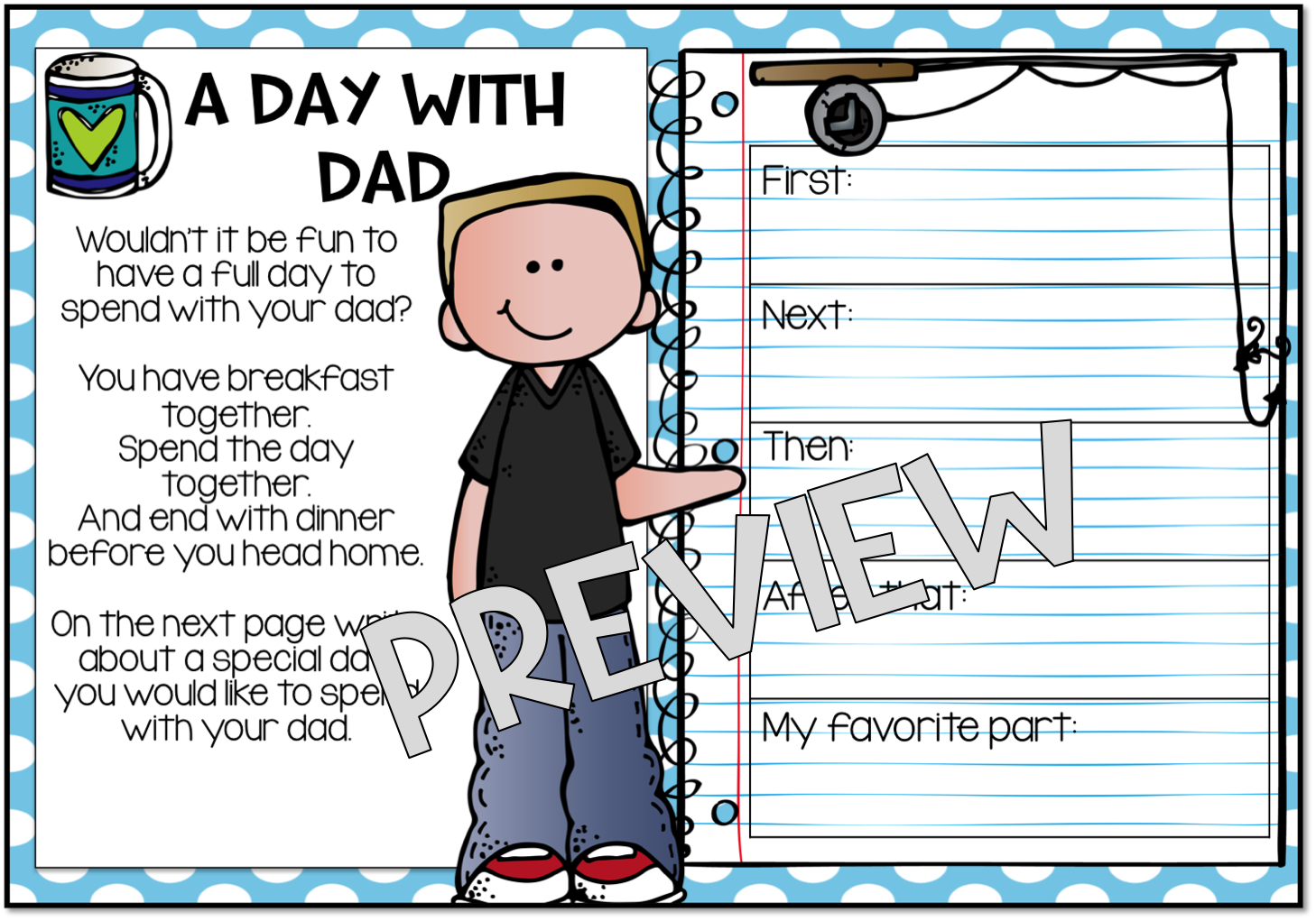 1st Grade Hip Hip Hooray!: Father's Day Google Slides for Distance Learning