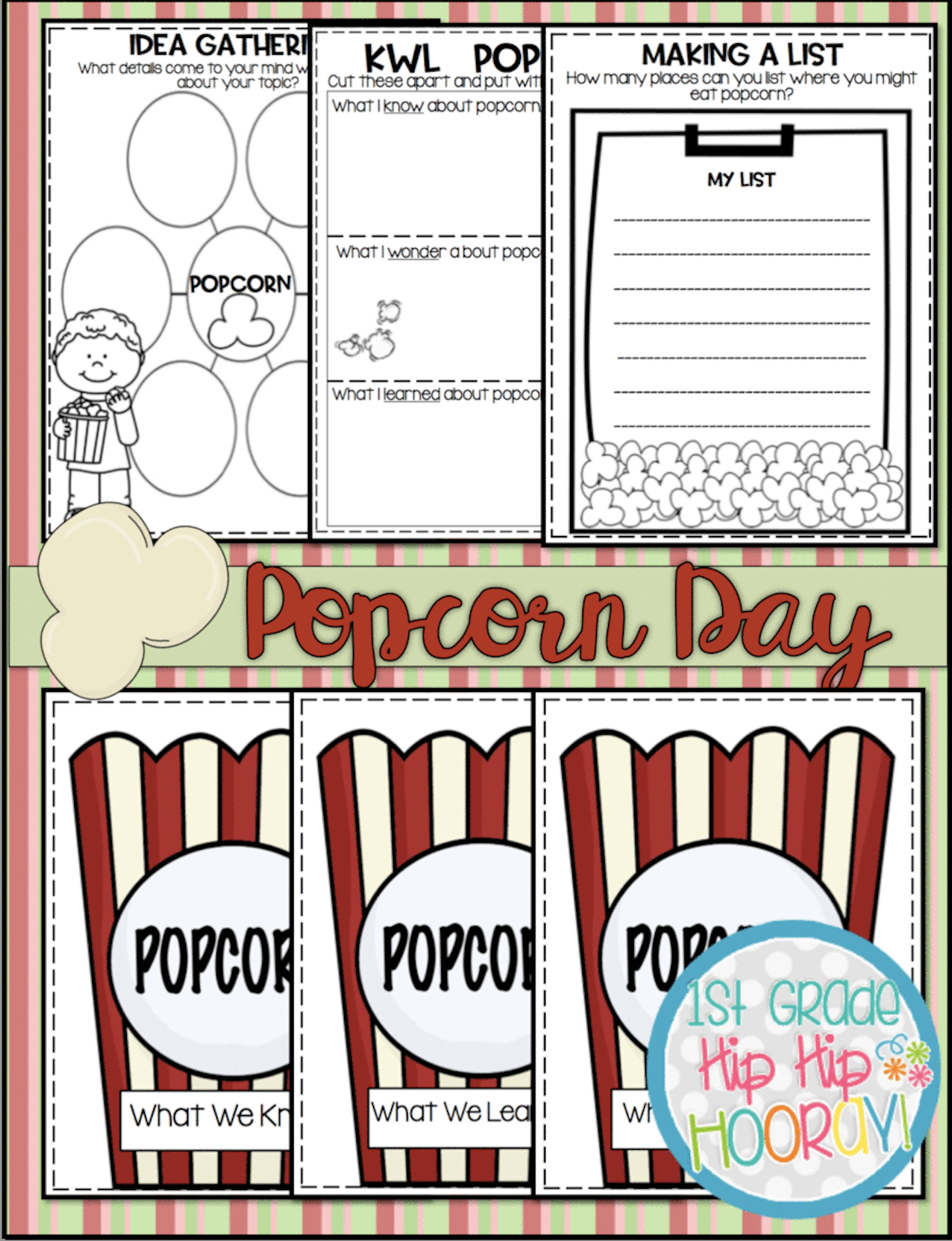 1st Grade Hip Hip Hooray!: Popcorn Day!