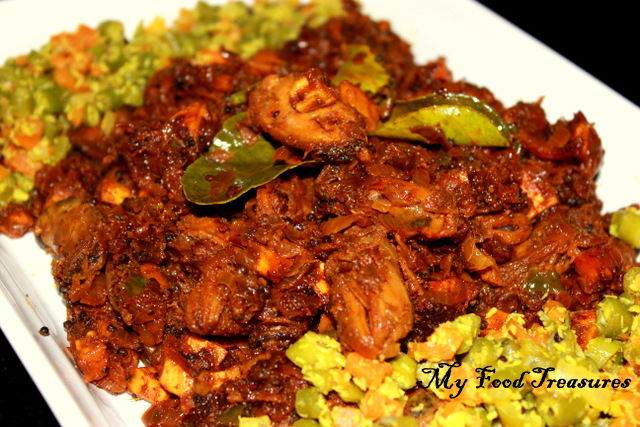 My Food Treasures: Kallumakkaya Ularthiyathu / Mussels Fry